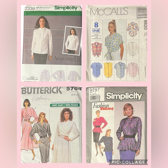 Other | Vintage Sewing Pattern Bundle | Poshmark